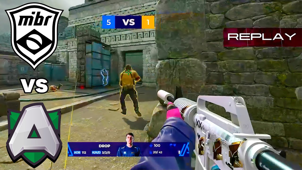 A GRANDE FINAL - MIBR vs Alliance - MELHORES MOMENTOS - Map 2 - MEO XL ...