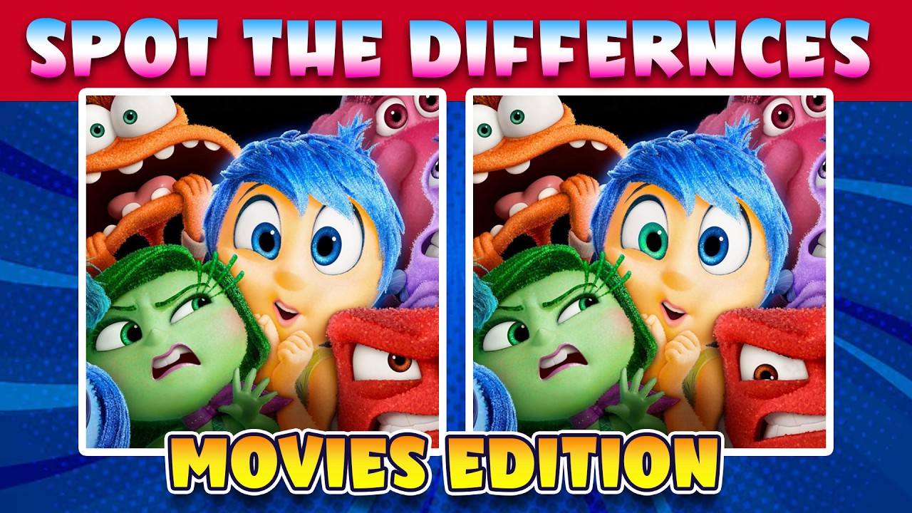 Spot the Differences | Find the Odd One Out | Movies Edition🎬🍿 - YouTube