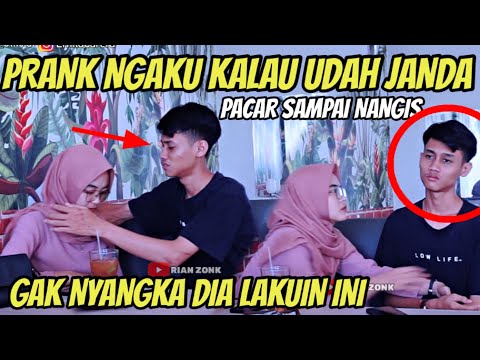 PRANK NGAKU JANDA KEPACAR ! SEBENARNYA AKU PUNYA ANAK😱REAKSINYA