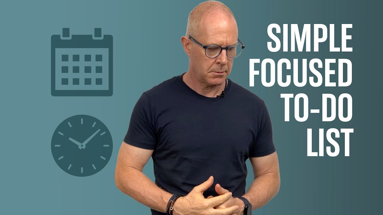 A Simple Way To Focus On What's Important. - YouTube