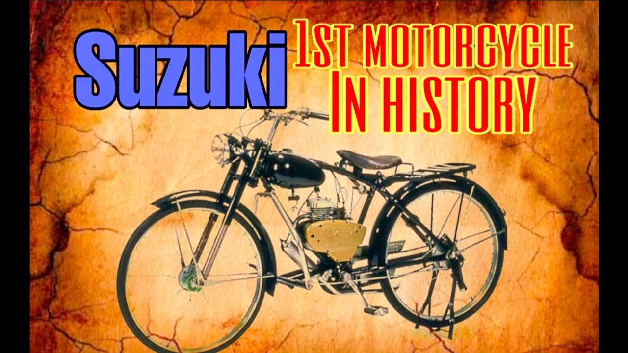 Suzuki First Motorcycle in History | The History of Suzuki - YouTube