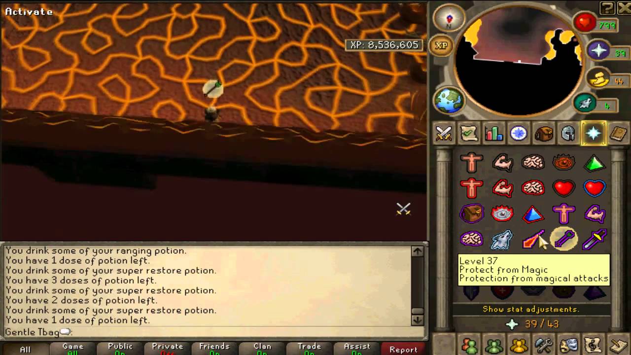 Runescape - Guide to Luring Jad | Tutorial - YouTube