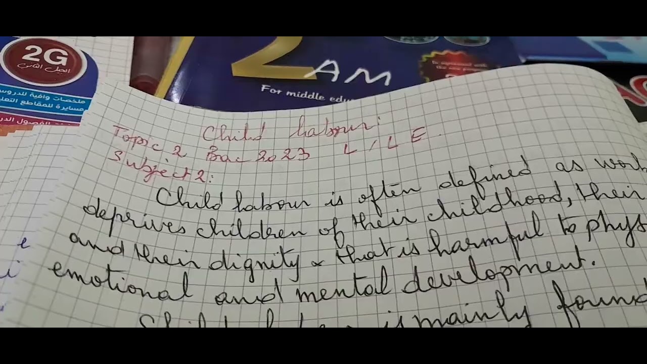 Bac 2023, Child labour Paragraph #Bac_ 2024 - YouTube
