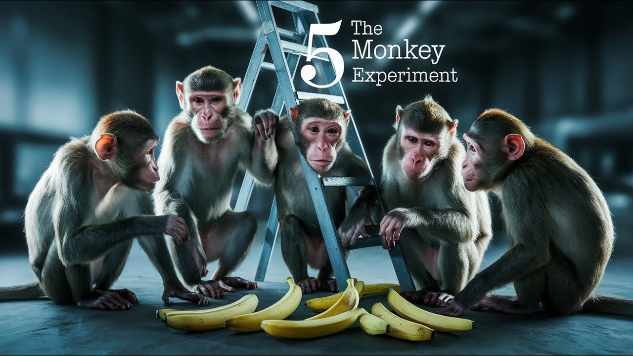 The 5 Monkey Experiment: A Shocking Lesson in Human Behavior - YouTube