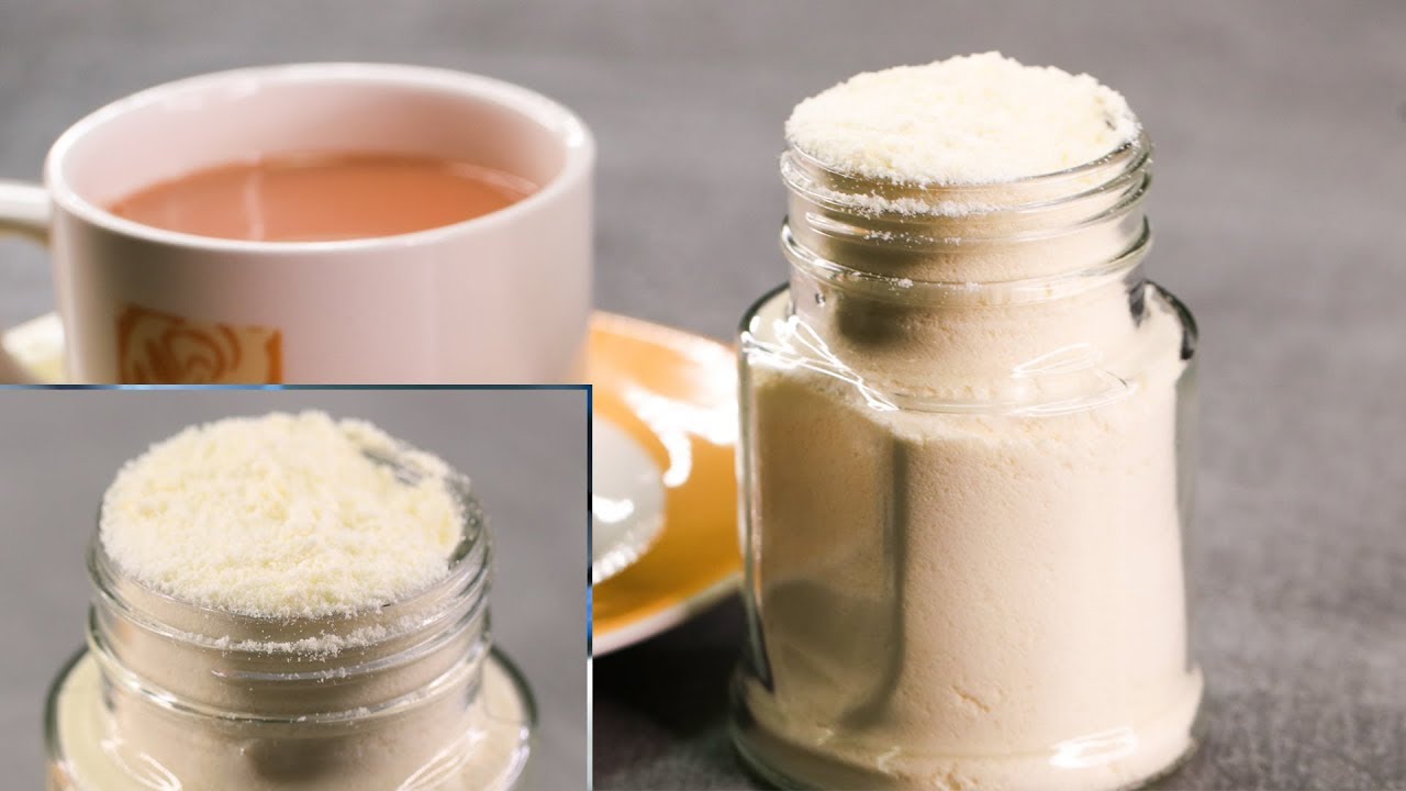 HOME MADE MILK POWDER RECIPE I MILK POWDER FROM LIQUID MILK - YouTube