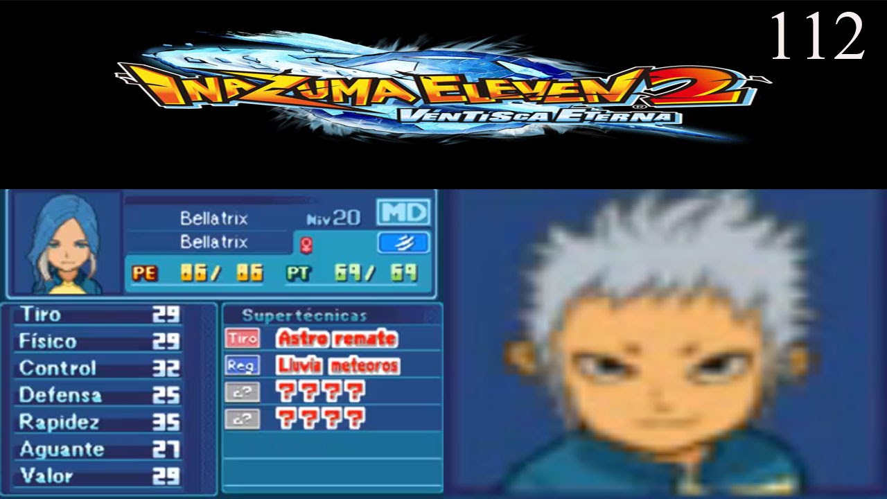 Inazuma eleven 2. Cap 112 - Bellatrix y la ruta de Ted Autumn - YouTube