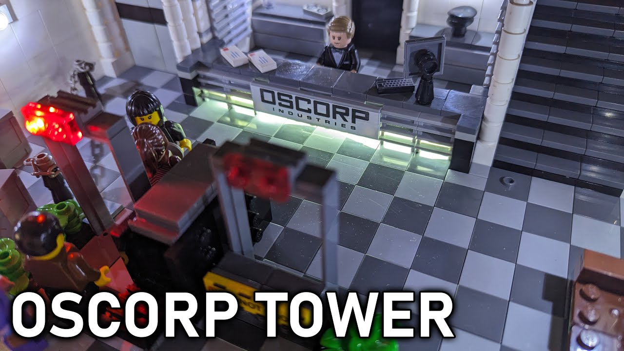Unleashing Light Inside LEGO® Oscorp Tower: Interior Work Begins! - YouTube