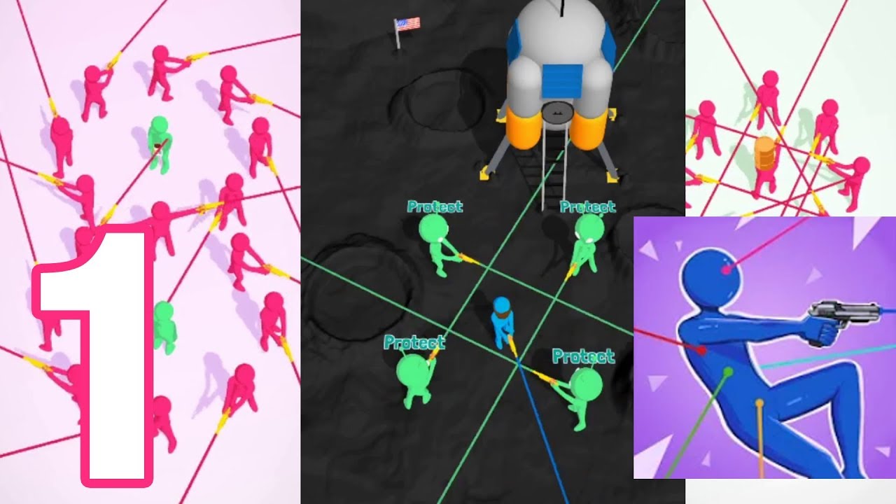 Shootout 3D - Gameplay Walkthrough Part 1 (Android) Level 1 to 10 - YouTube