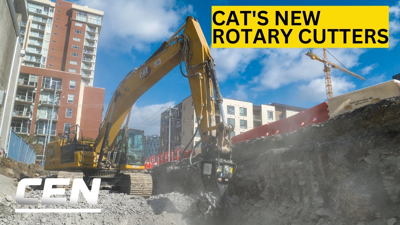 Caterpillar expands rotary crusher offering - YouTube