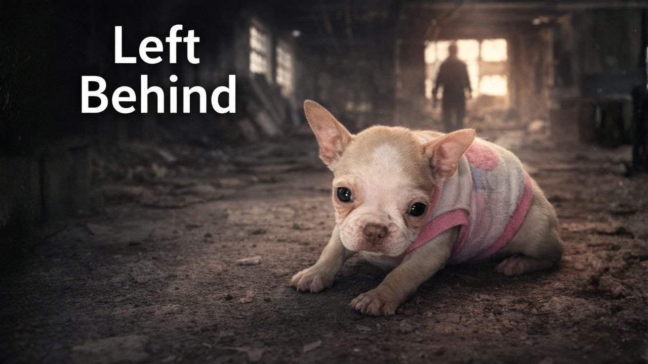 A Tiny Puppy Left Behind in an Old Warehouse — Rescue Story 🥹🐾Elsa ...