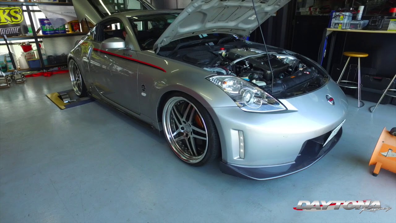 nissan 350Z with HKS GTS8555 Making Movies by DAYTONA Racing Japan ...