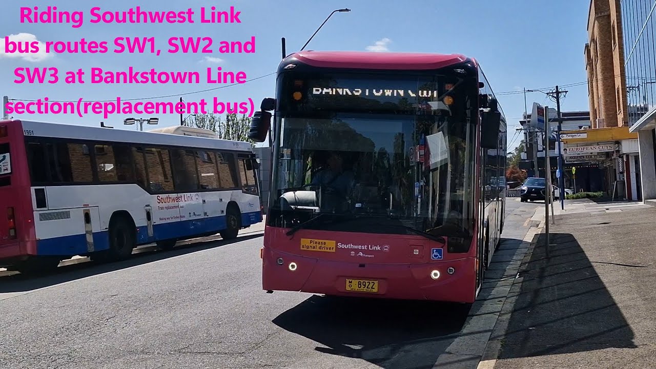 [4K] Riding SW1, SW2 and SW3 buses at Bankstown Line section! - YouTube