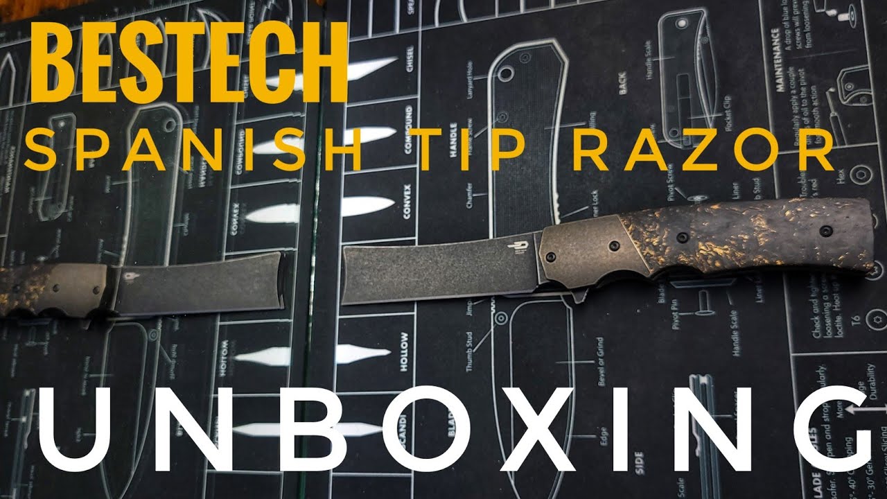 Bestech Spanish Tip Razor Unboxing - This Thing is WILD - YouTube
