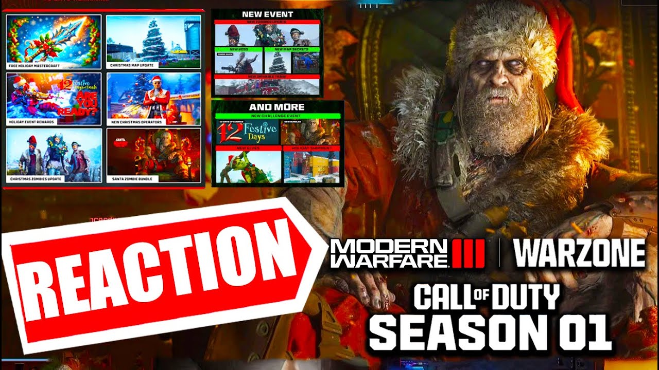 The New MW3 CHRISTMAS EVENT ON WAZRONE (REACTION) - YouTube
