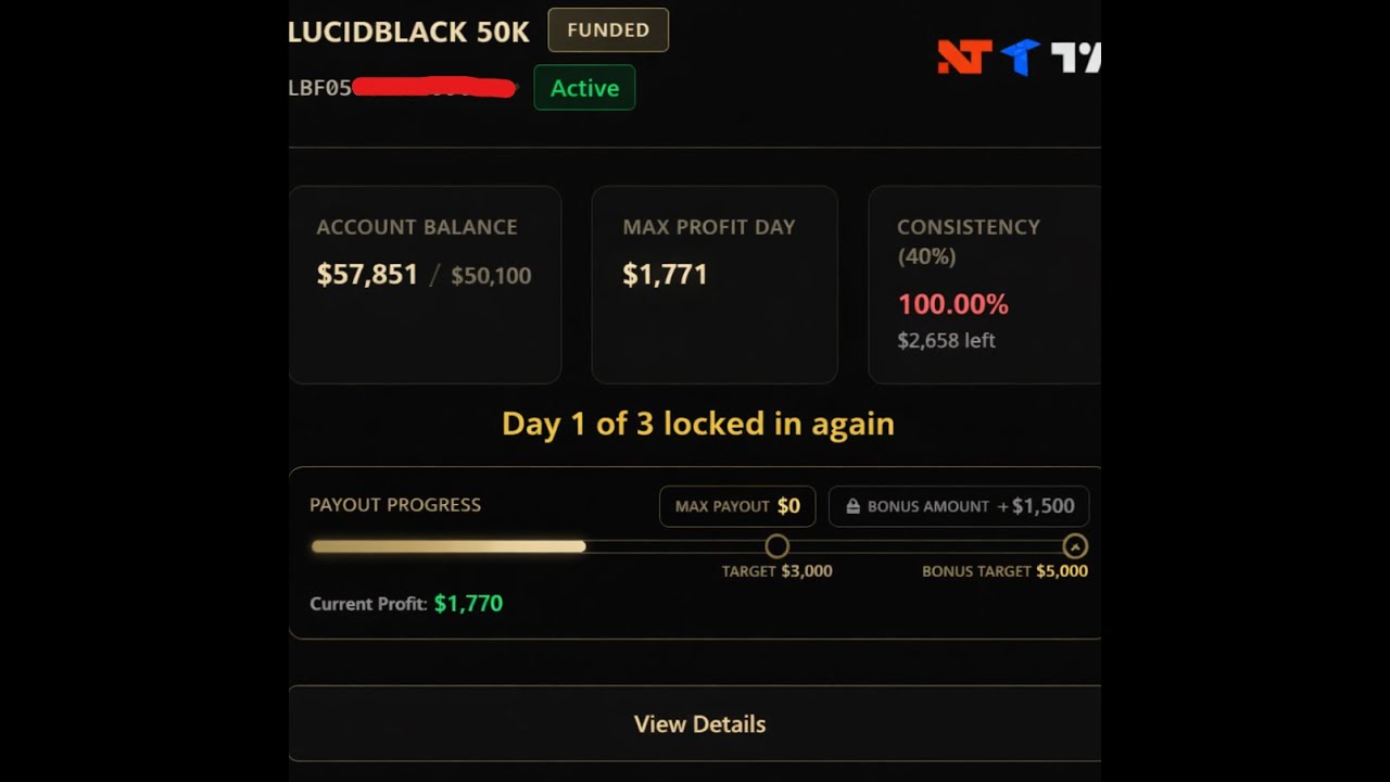 LUCID Black Account - Round 2 Here (Day 1 of 3 locked in) - YouTube