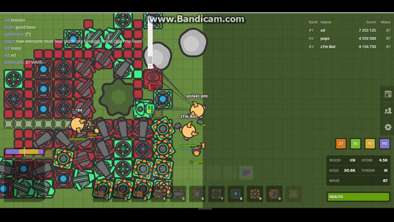 BEST BASE EVER_100 WAVES !!! zombs.io - YouTube
