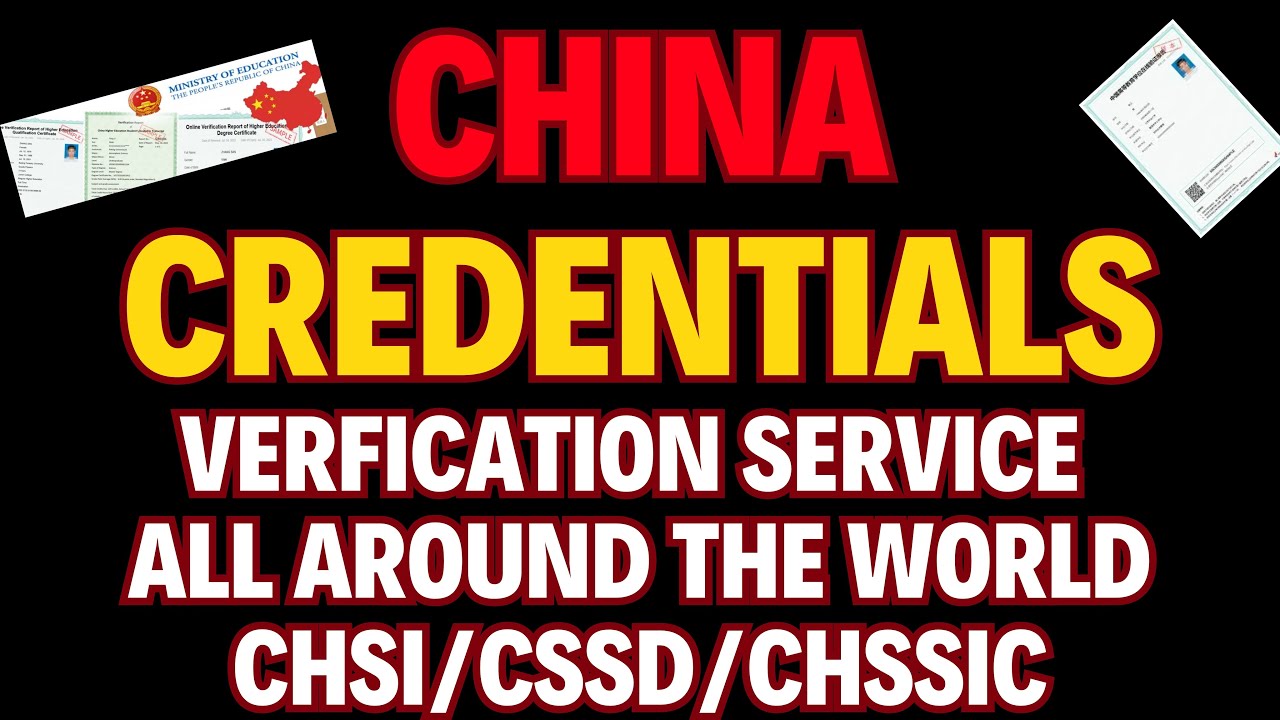 How to verify Chinese Transcript & Degree Verification Service from the ...