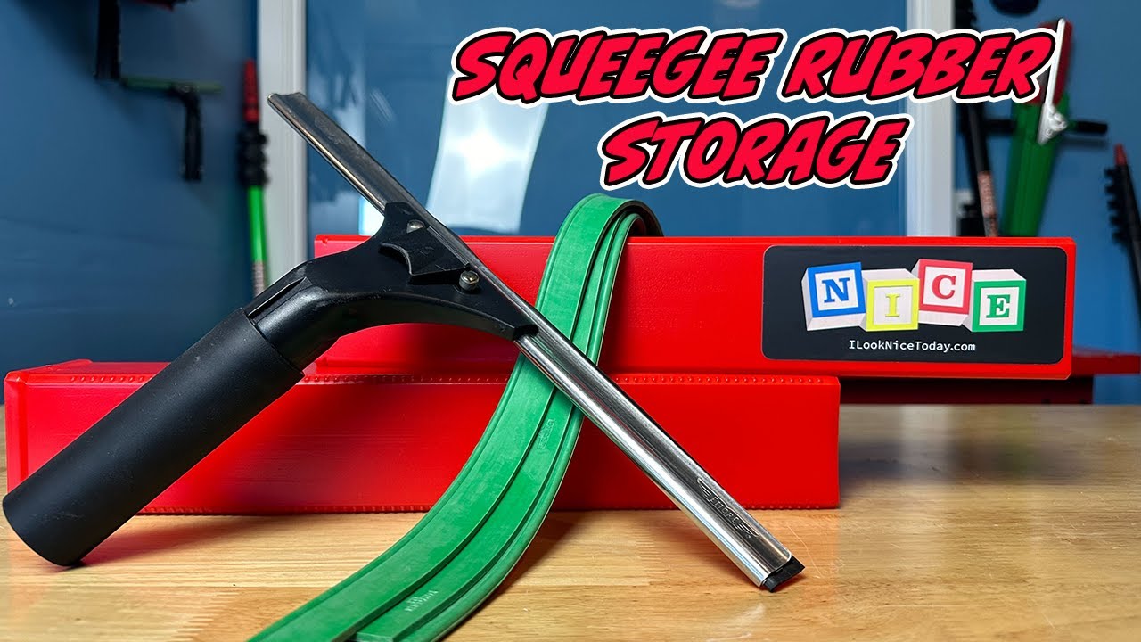 SQUEEGEE RUBBER STORAGE!! - YouTube