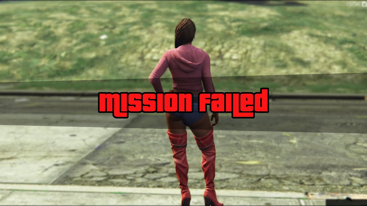 Funny mission failed - GTA V - YouTube