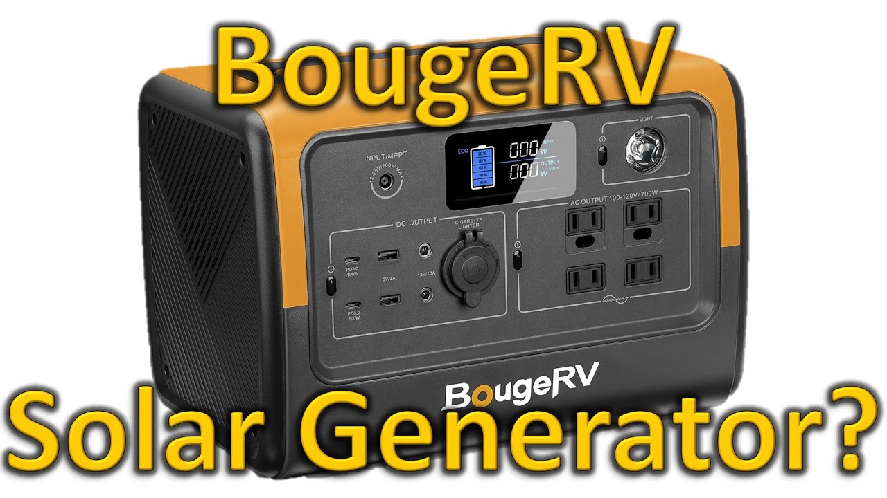 BougeRV 716wh Portable Solar Generator Review - YouTube