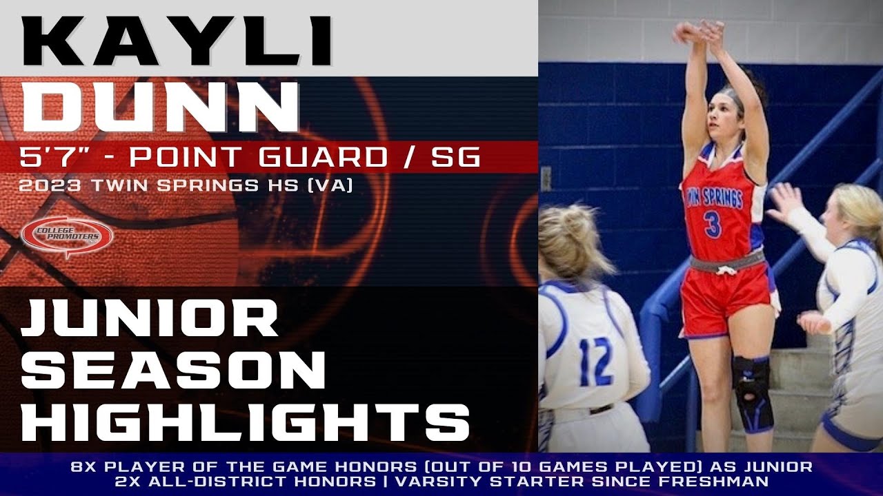 2023 Kayli Dunn | 5'7" - PG/SG | Junior Season Highlights - YouTube