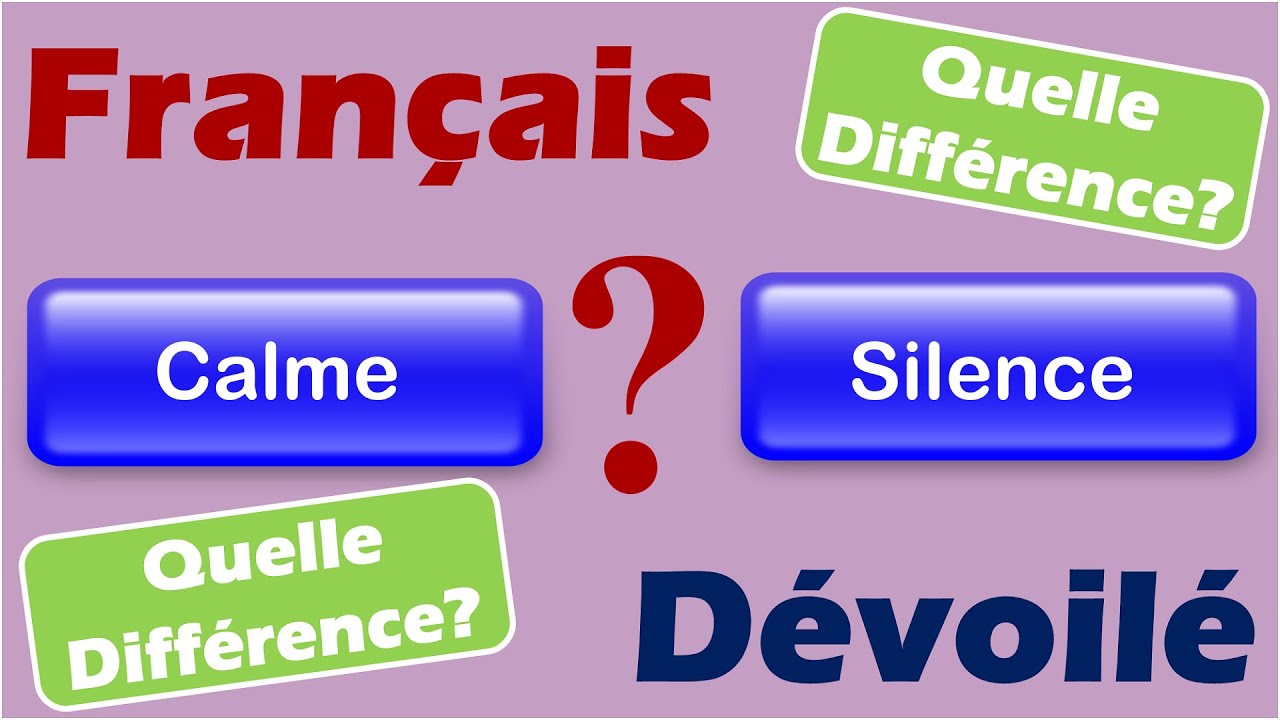 Calme et Silence (Quelle Diff.) - YouTube