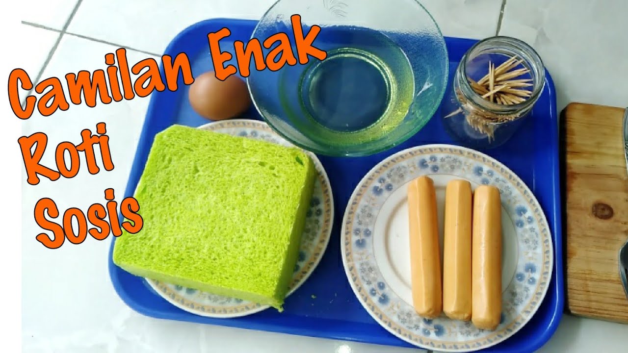 Snack time, Bikin roti Sosis #kidscooking - YouTube