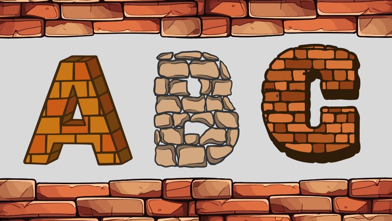 Fun Brick Letters ABC Alphabet Song | Colourful Alphabet Song for Kids ...