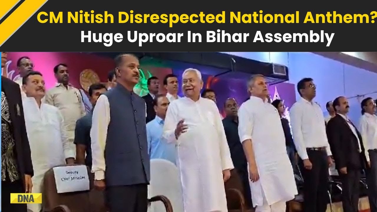 Nitish Kumar National Anthem Row: Chaos Erupts In Bihar Assembly Over CM Nitish Kumar’s Anthem ...