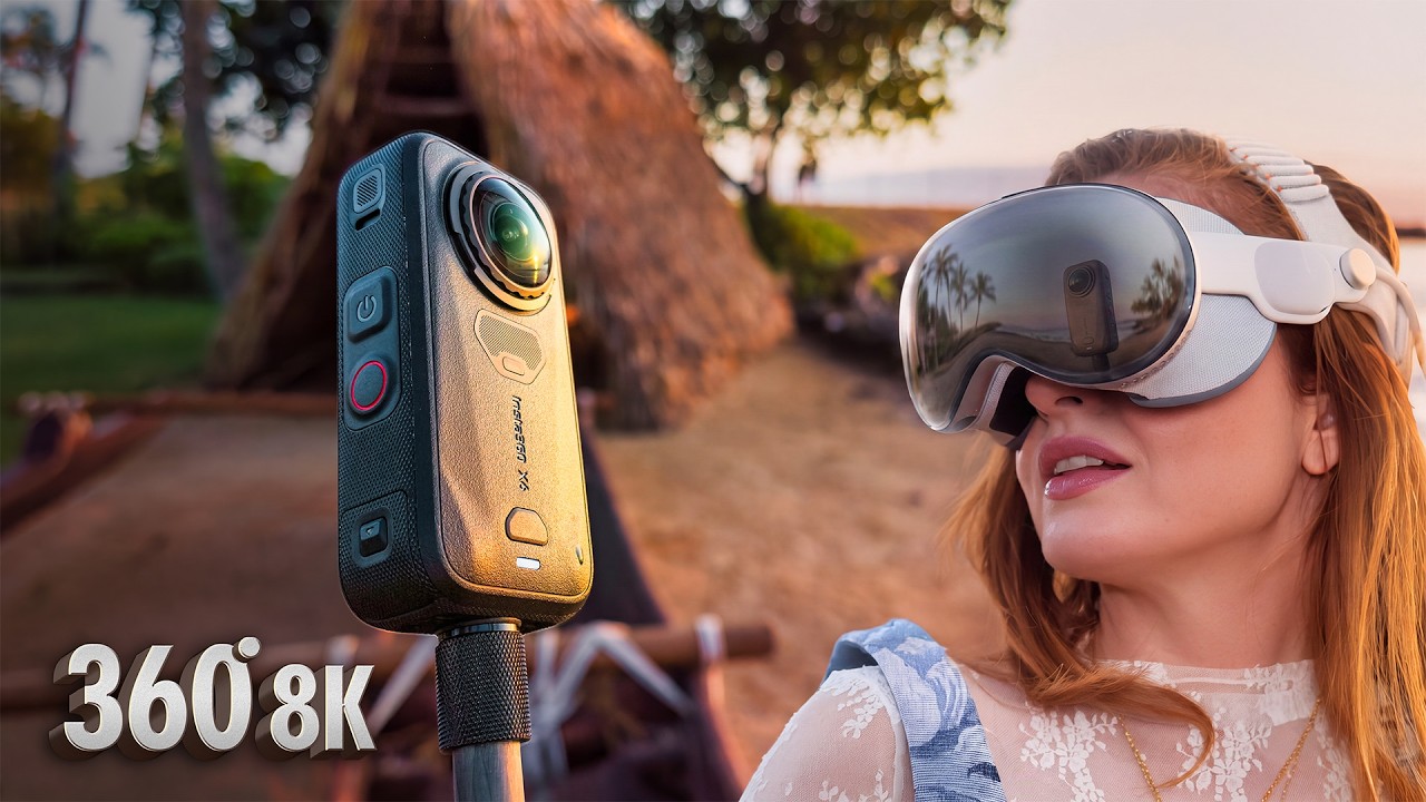 Insta360 X6 8K 360° Sample Footage: Look Around on Phone or Vision Pro