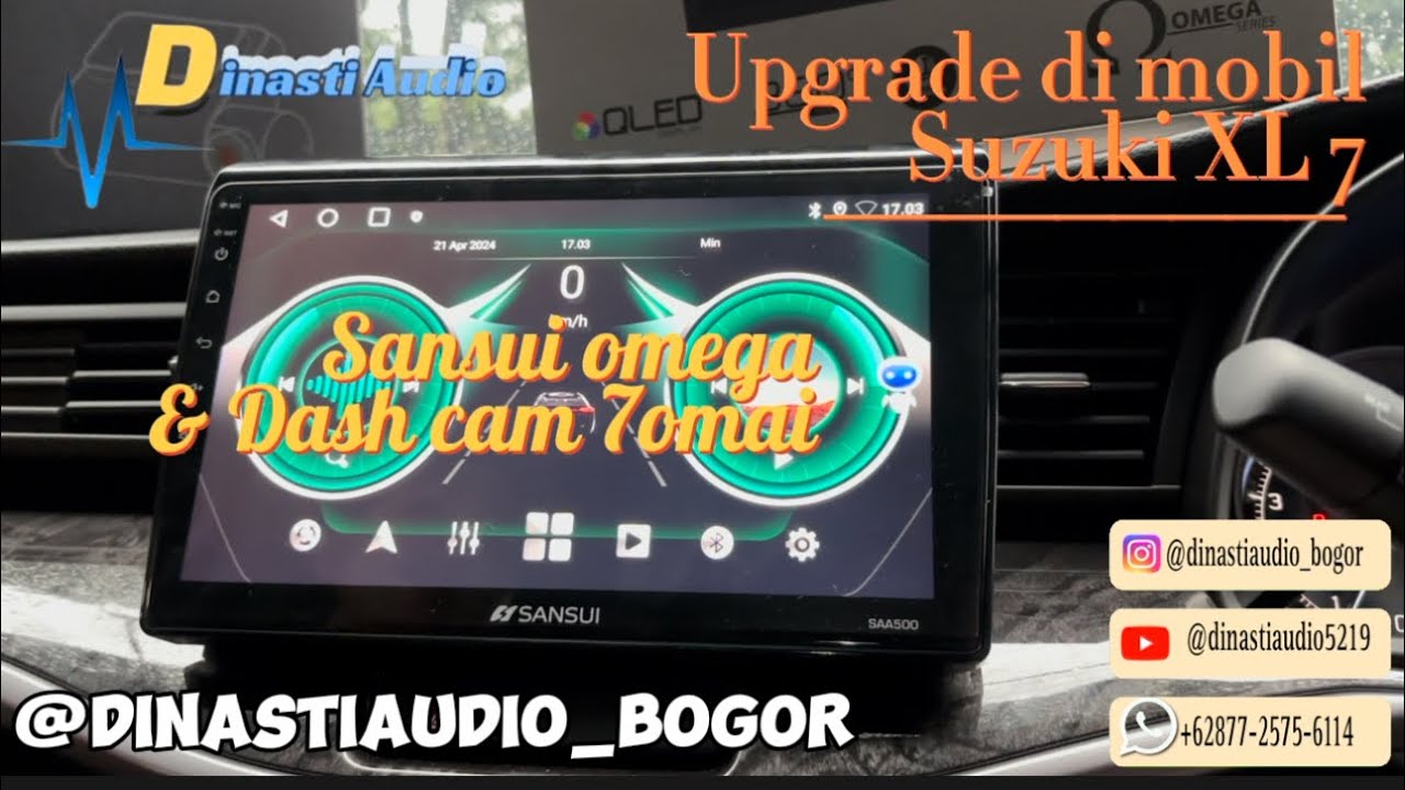 Upgrade di mobil Suzuki XL 7 Ada Head unit Android Sansui Omega & Dash ...