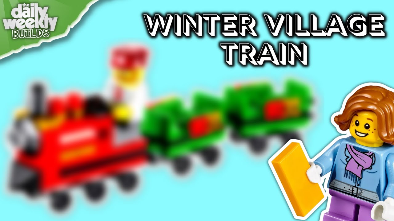 Building A Lego Winter Village Train Ride! - YouTube