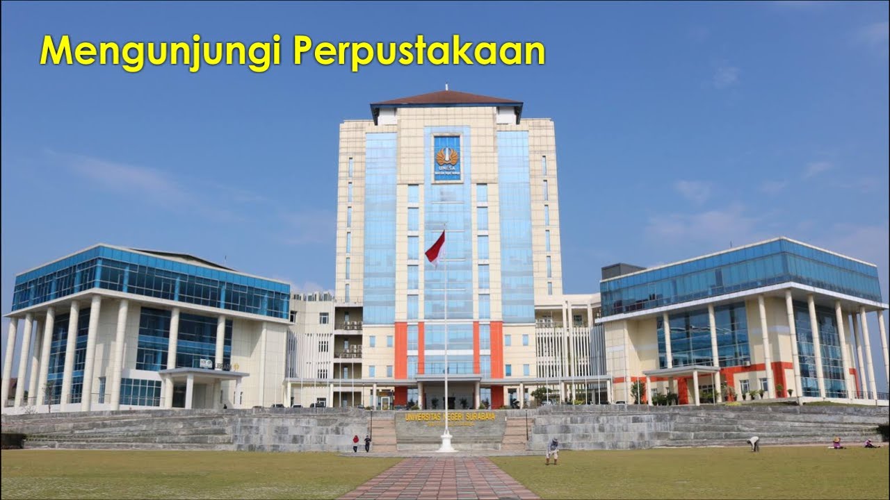 A DAY IN MY LIFE - KUNJUNGI PERPUSTAKAAN DI UNESA LIDAH WETAN - YouTube