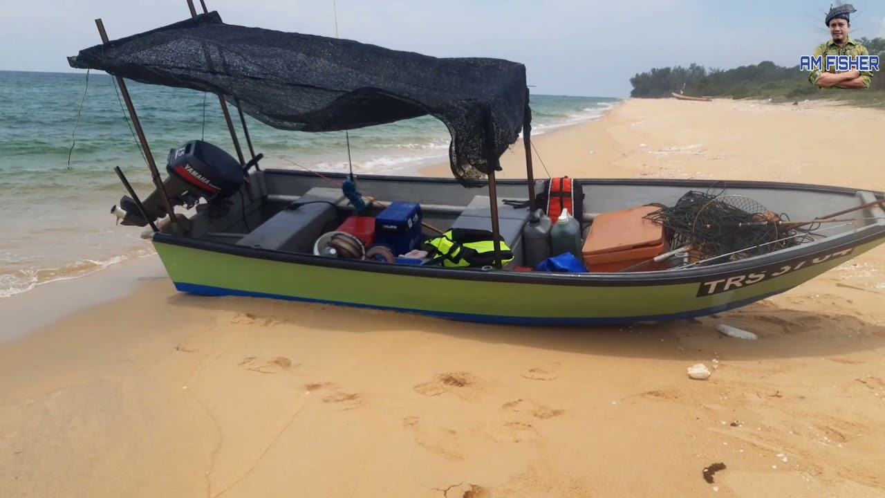 Cara Mudah Naikkan Bot Fiber Dari Pantai Tebing Tinggi - YouTube