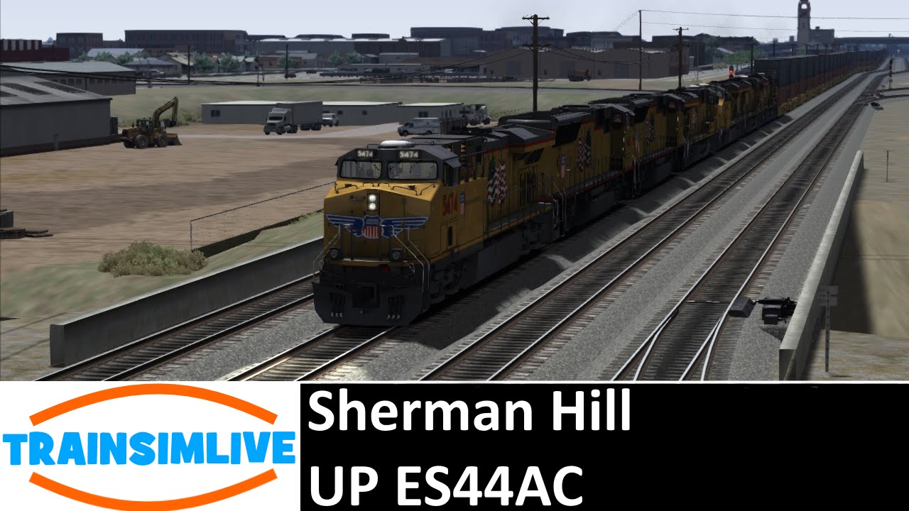 Let's Play Train Simulator 2016 - Sherman Hill, ES44AC UP - YouTube