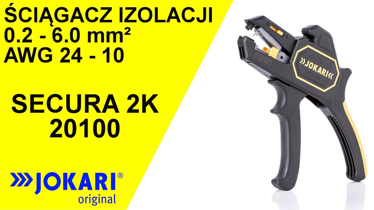 JOKARI 20100 SECURA 2K ściągacz izolacji - YouTube