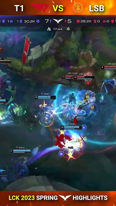 T1 VS LSB | LCK Spring 2023 W6 D2 Highlights | #lck #leagueoflegends #shorts - YouTube