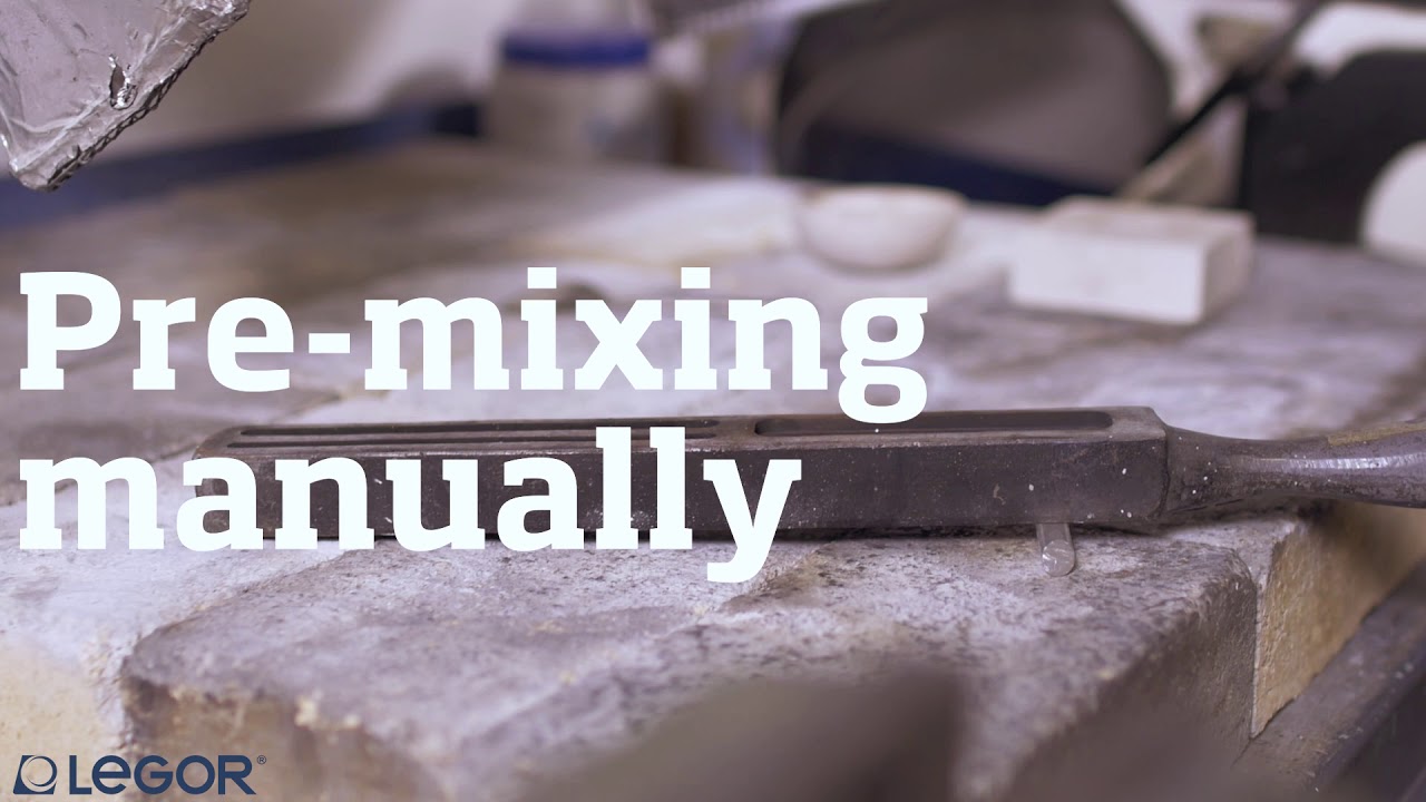 HOW TO: INVESTMENT CASTING - Pre mixing (2/5) - YouTube