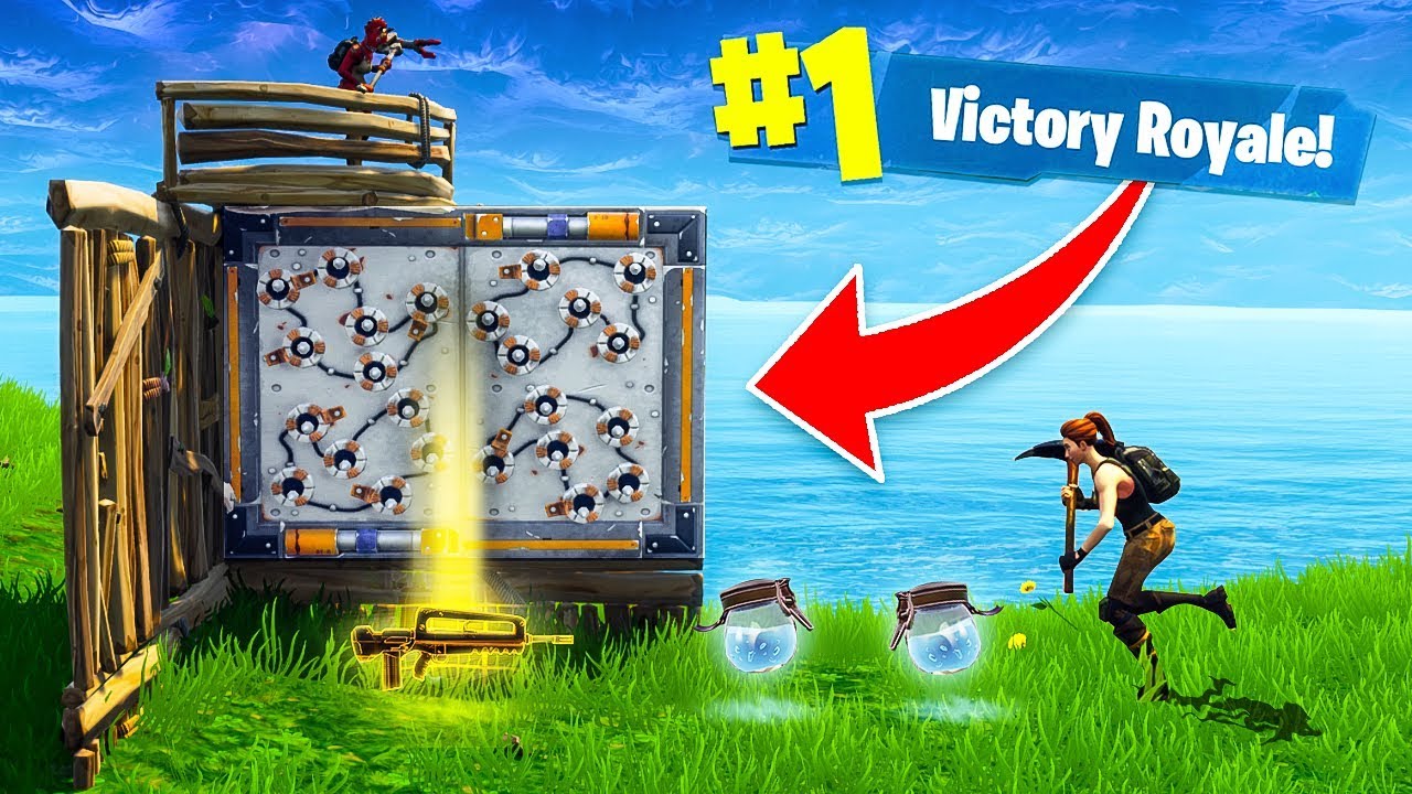 Building The Best Traps For Noobs in Fortnite Battle Royale - YouTube