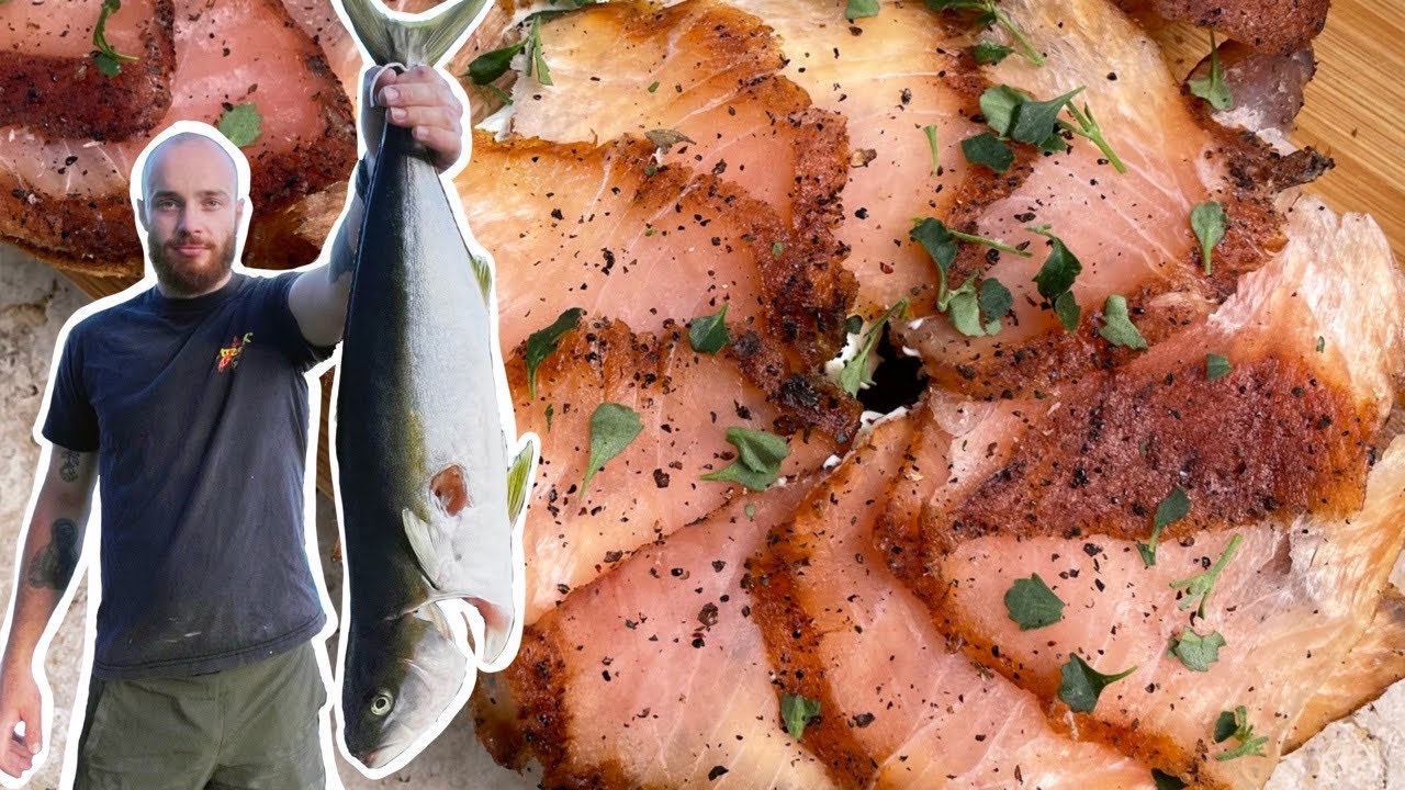 Spearfishing & Curing Yellowtail Kingfish - YouTube