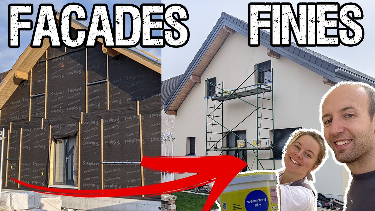 COMMENT REUSSIR SA FACADE A LA MAIN : Enduit mince finition talochée ...