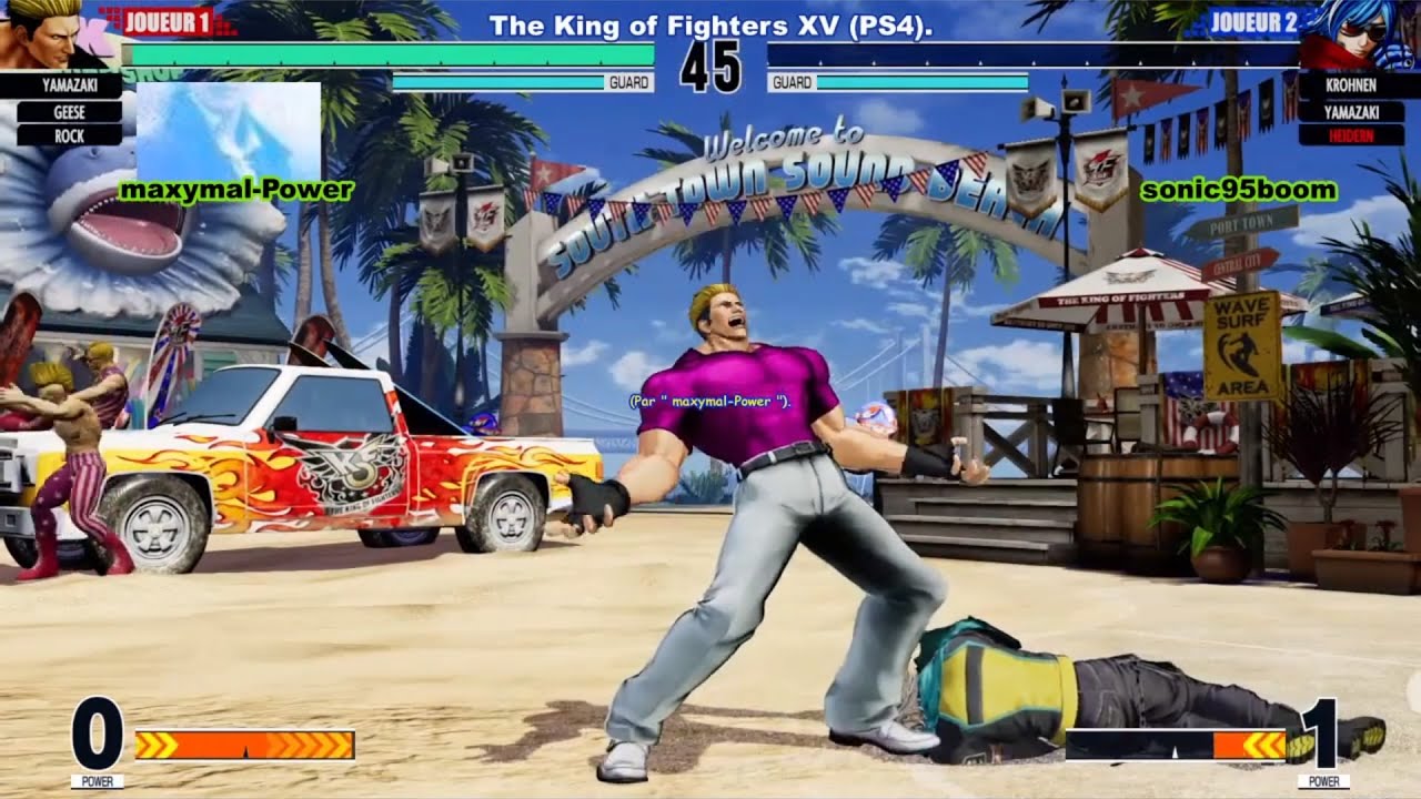 KOF XV (Version 1.53) - 3 to Zero as Yamazaki versus " sonic95boom ...