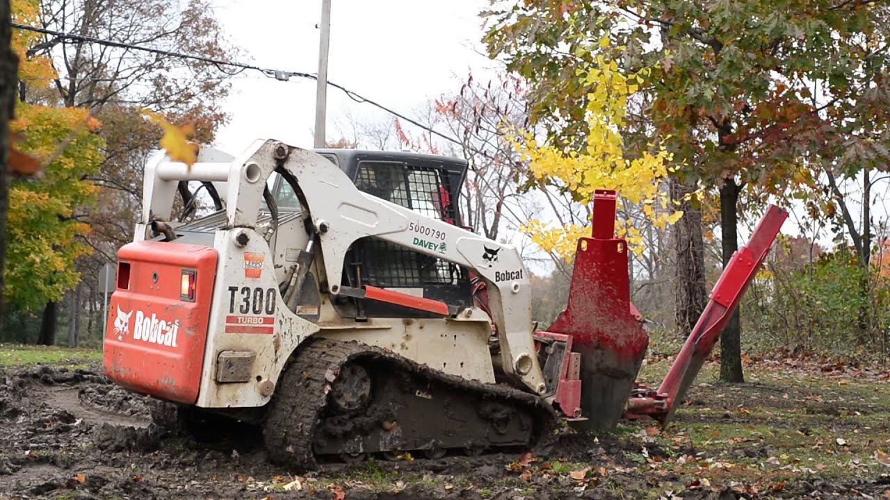 How to Transplant a Tree with a Tree Spade - YouTube