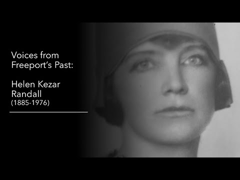 Voices of Freeport's Past: Helen Randall - YouTube