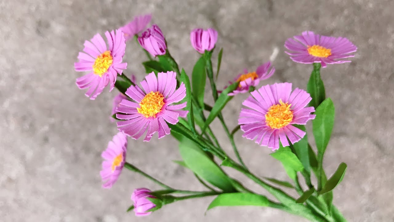 ABC TV | How To Make Aster Amellus Paper Flower With Shape Punch ...