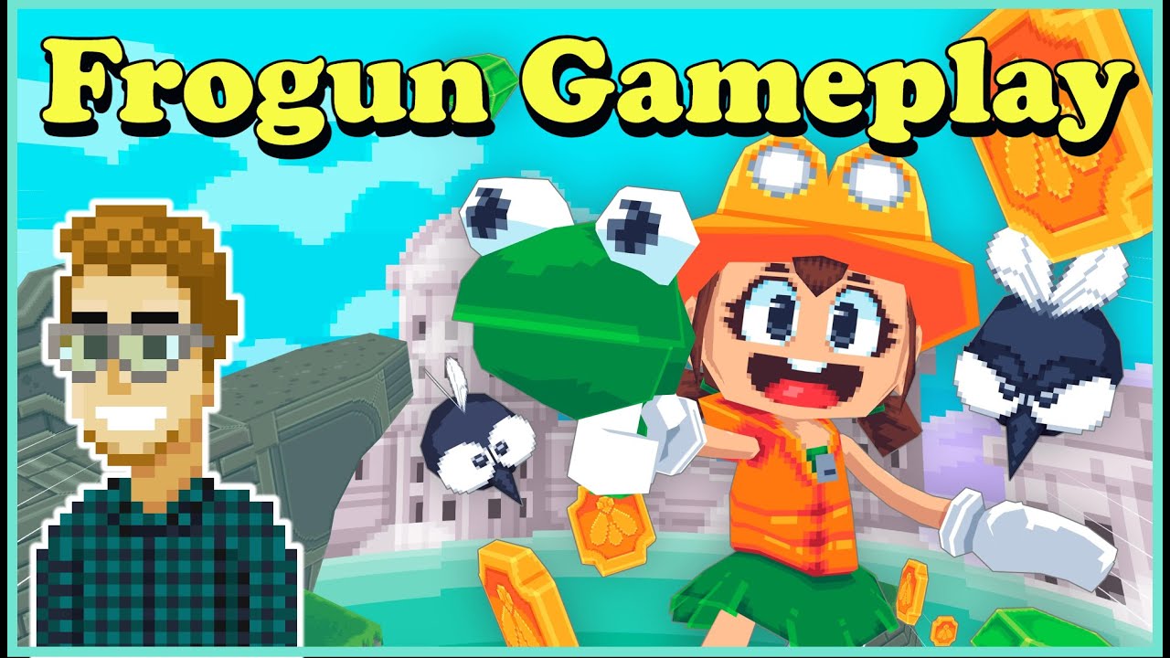 Frogun Gameplay (PC) | PS1-Style 3D Platformer | No Commentary - YouTube