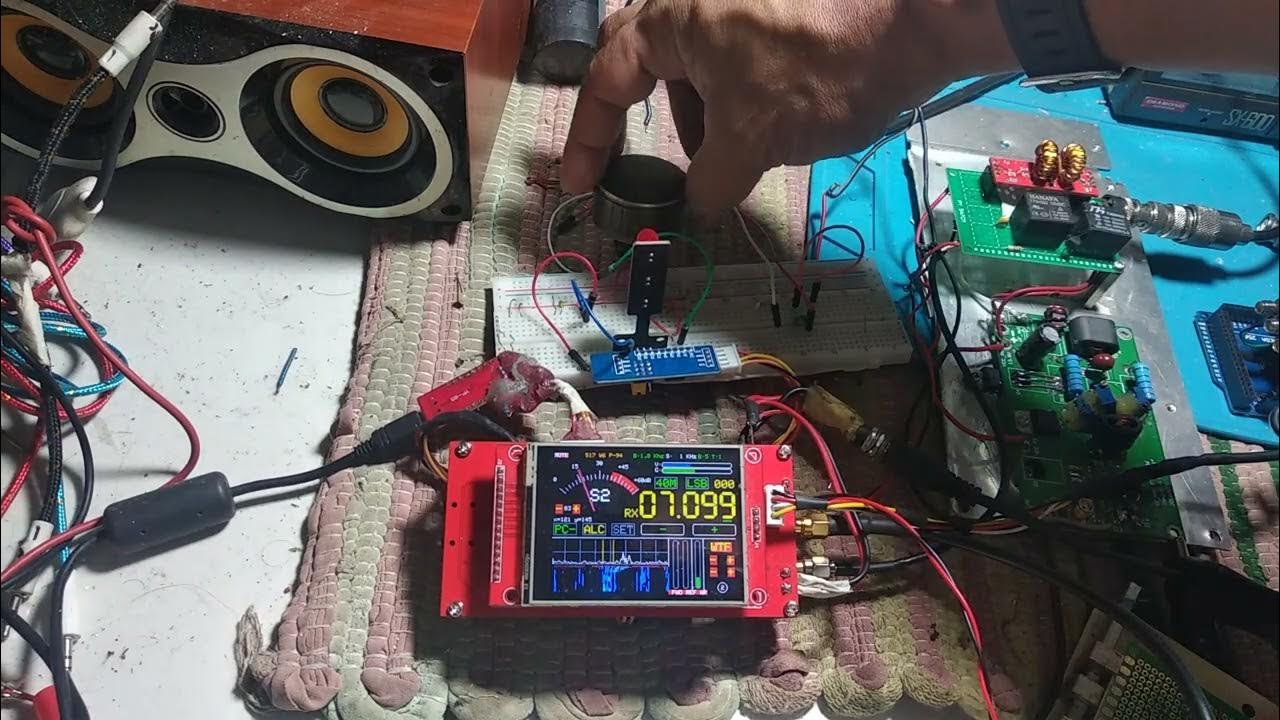 Standalone Sdr Esp32 Experiment Slow Dial Rotary Encoder And Push Button With Pcf8574 As I2c I 2133