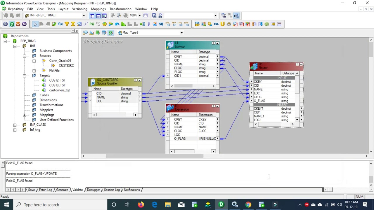 SCD(Slowly Changing Dimension)Type 3 in informatica - YouTube