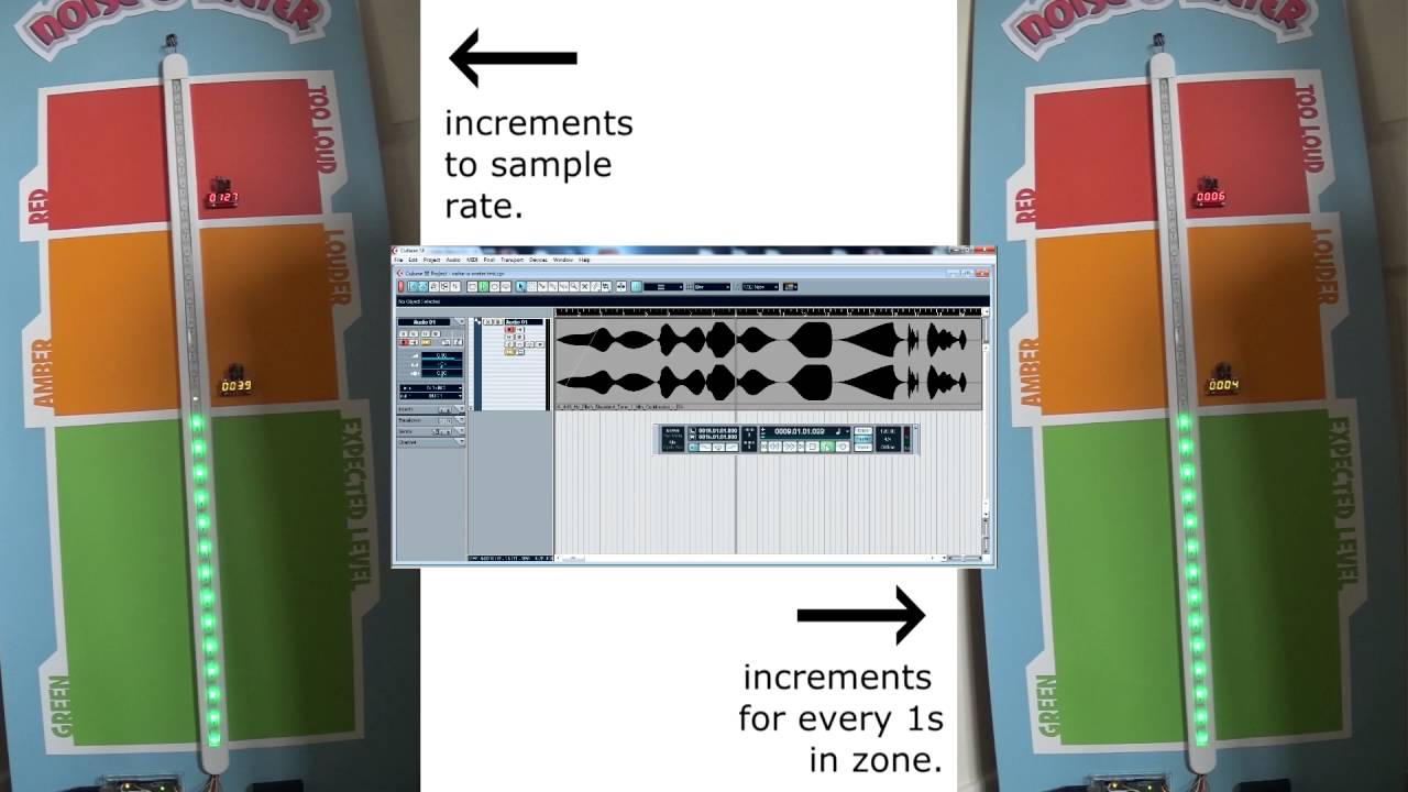 Arduino VU Meter - NOISE-O-METER for classrooms - YouTube