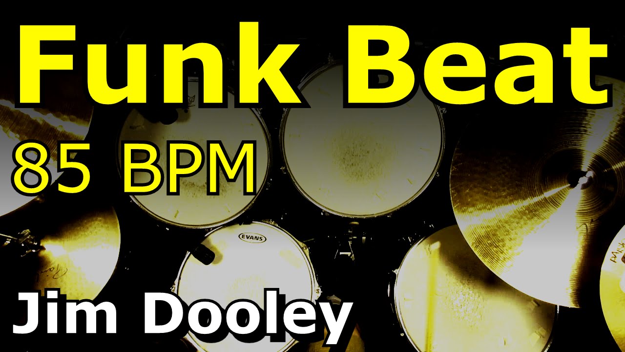Backing Track - Funk Beat 85 BPM - JimDooley.net - YouTube